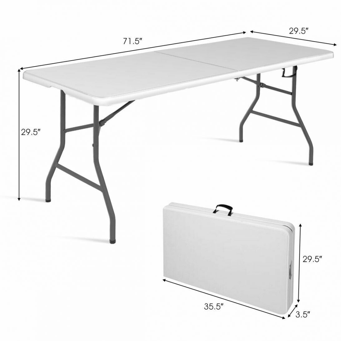 6 Ft Folding Table Dimensions